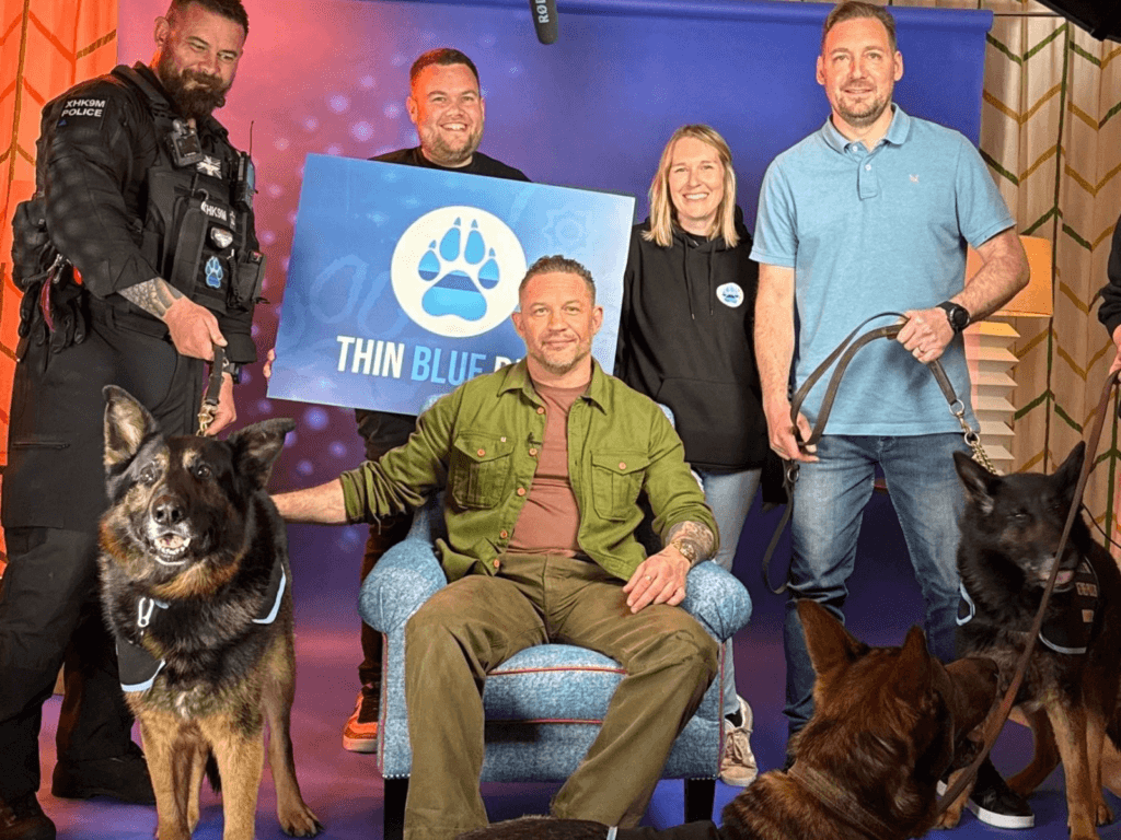 Dogs Help Launch Tom Hardy's New Film Havoc