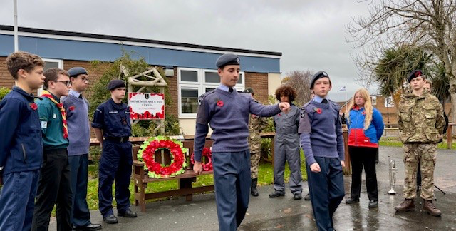 Worle Community School Academy Marks Remembrance Day